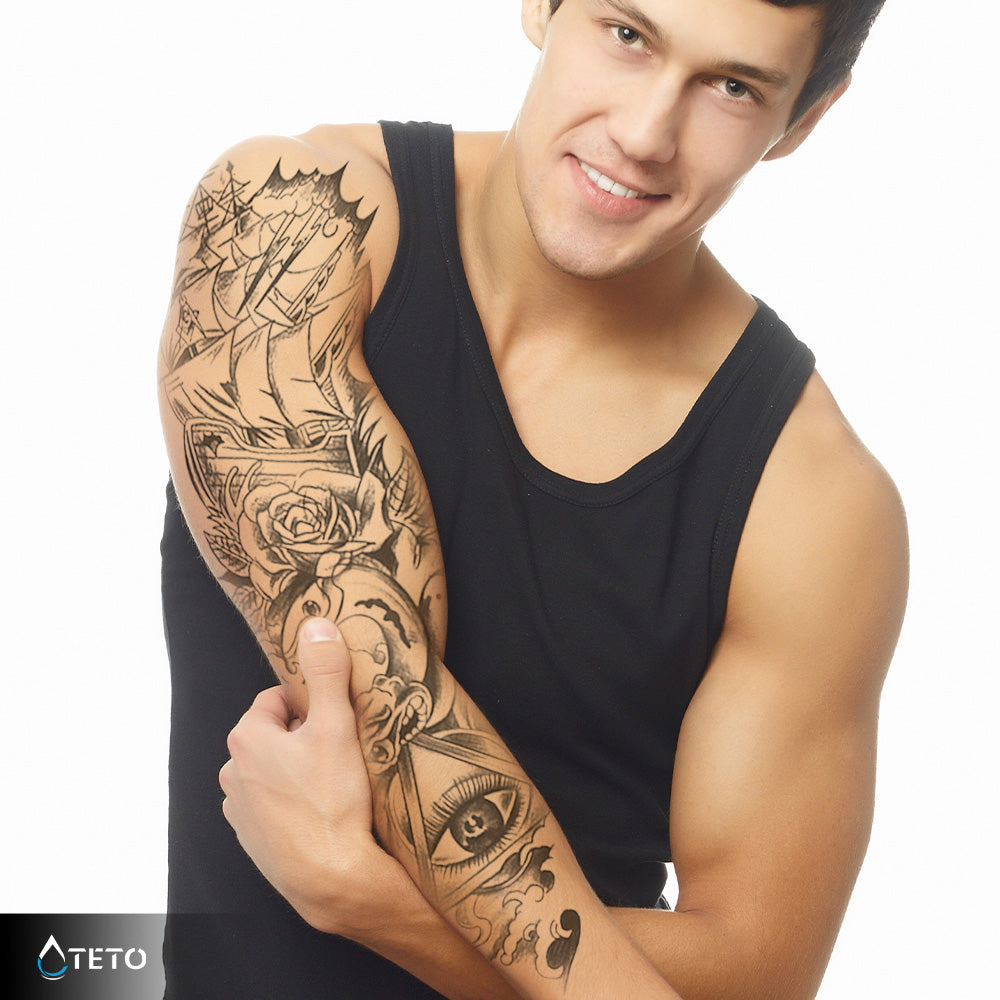 Magisches Auge – Semipermanente | Tattoo von TETO – TETO Temporäre Tattoos